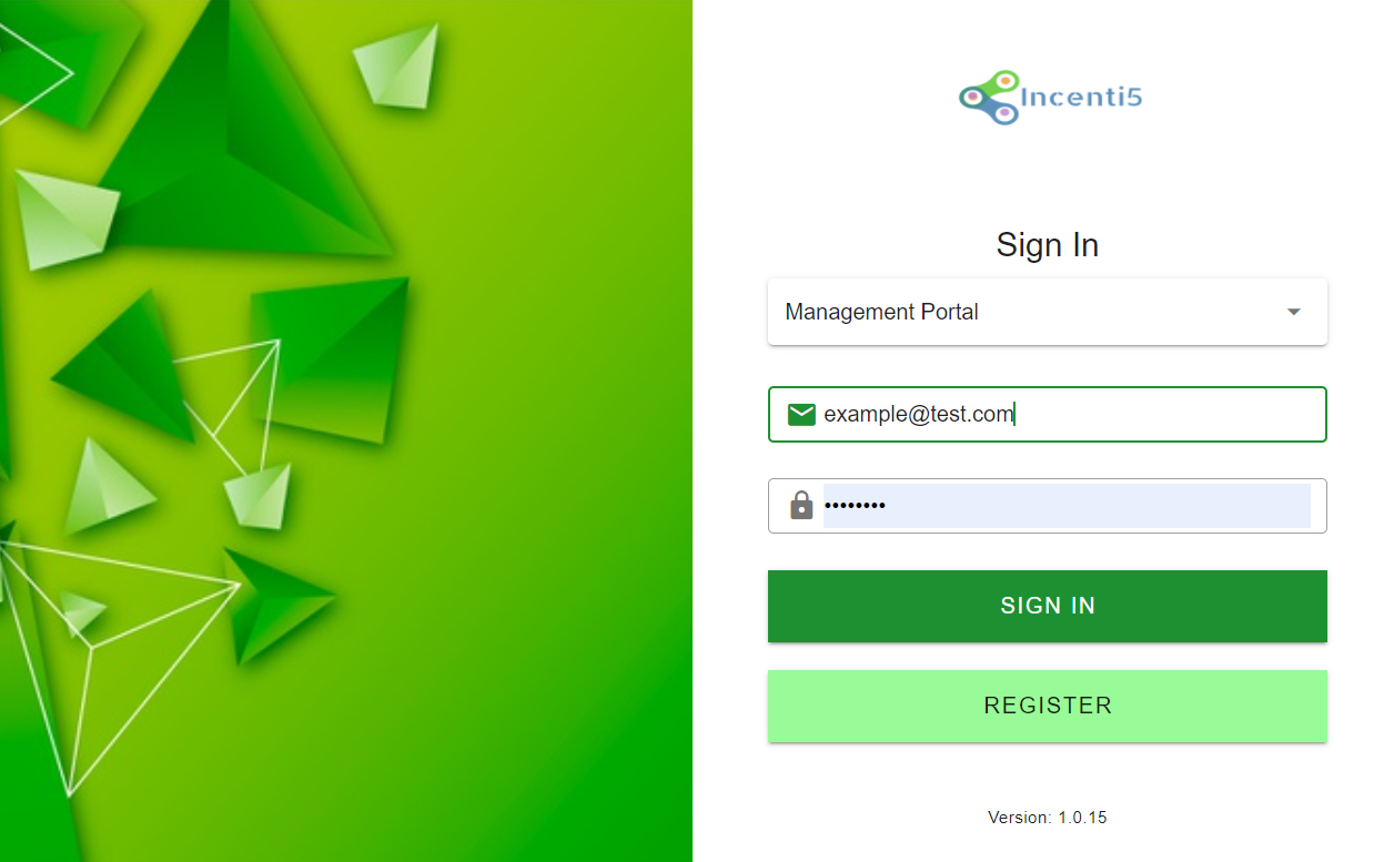 User Registration | Documentation for the Incenti-5 promotional system